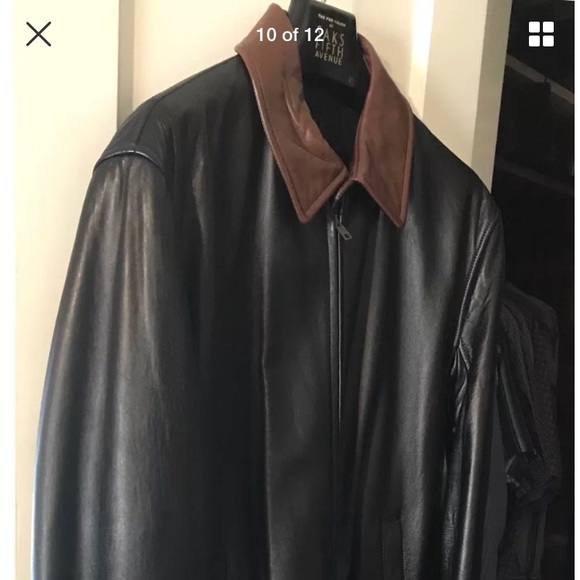 Robert Talbott | Jackets & Coats | Robert Talbot Leather Jacket Size Xl ...